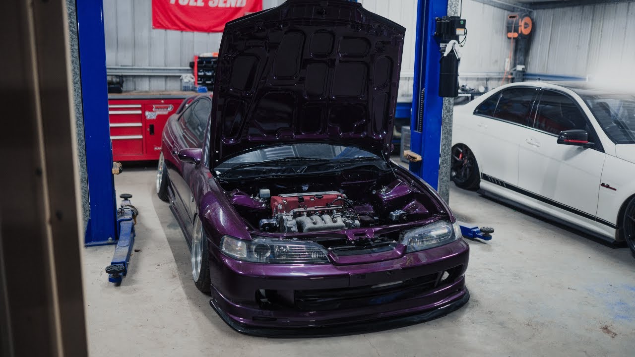 New engine for my DC2!!!! (K SWAP) - YouTube