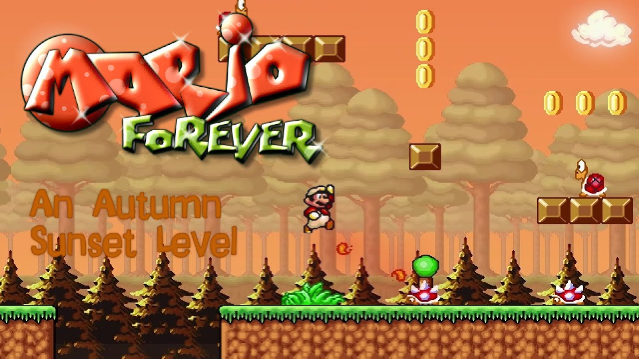 Mario Forever - An Autumn Sunset Level - YouTube