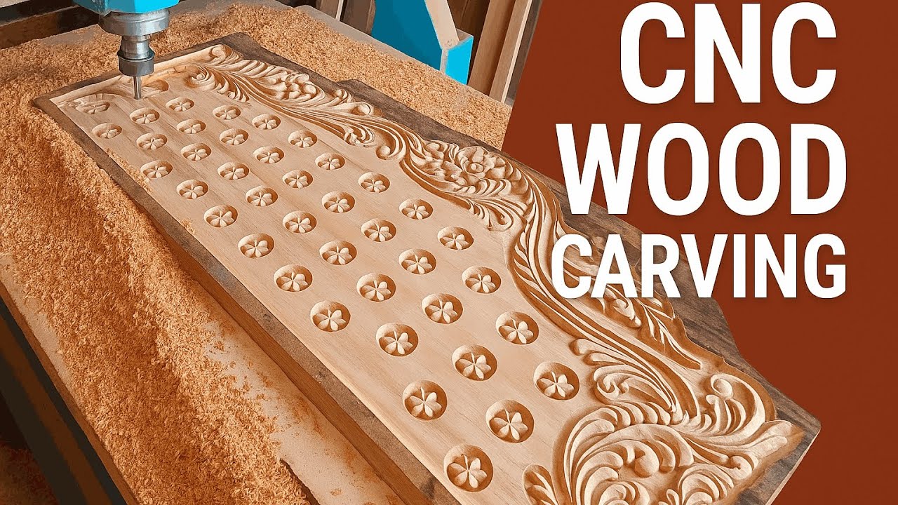 Luxury Wooden Bed Designing With CNC Router Machine | CNC BED Carving ...