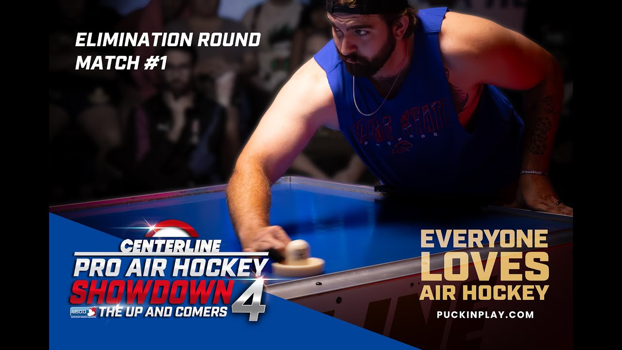 Pro Air Hockey Showdown #4 - Match 1 - Jacob Griffith vs Jonathan Smead ...