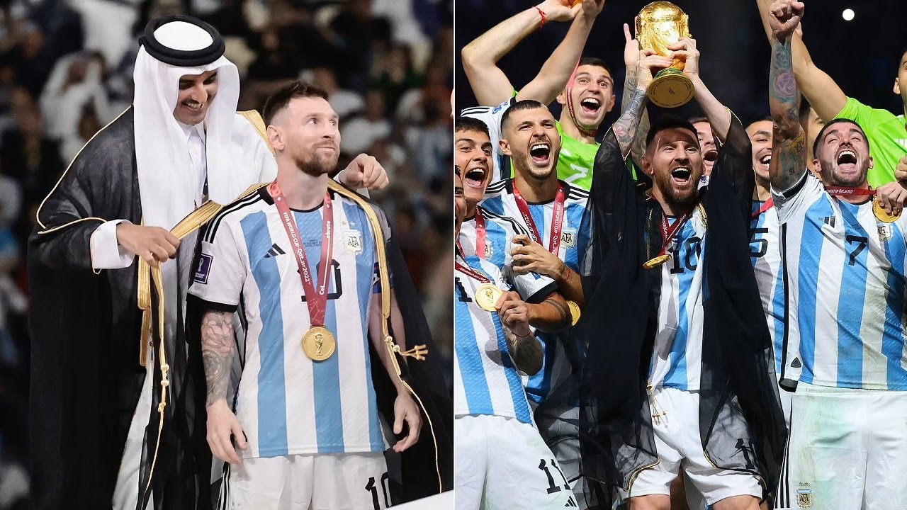 REVEALED: Why Lionel Messi donned Arab bisht to lift the World Cup ...