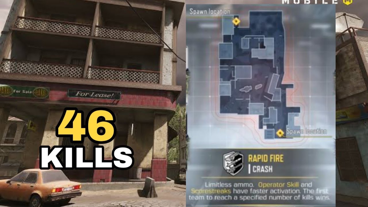 RAPID FIRE MODE (S6) COD MOBILE (CRASH MAP) - YouTube