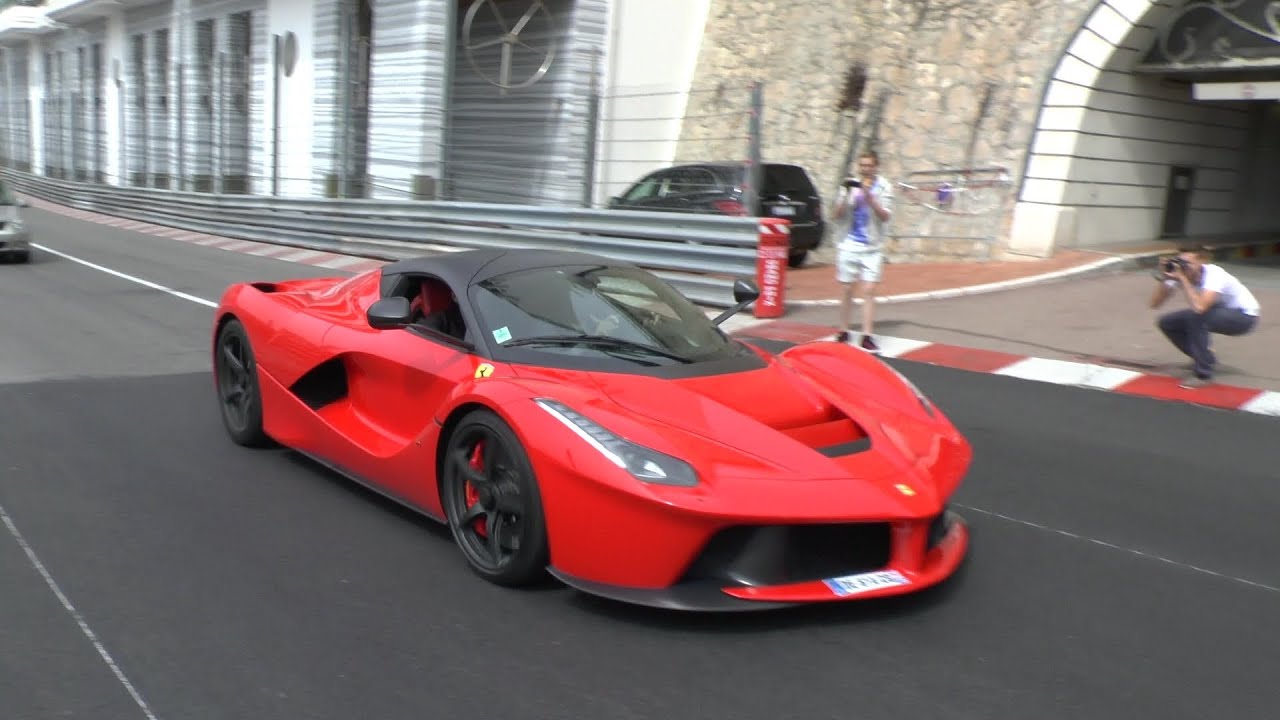 3X Ferrari LaFerrari's in Monaco - REVS & Sound!! - YouTube