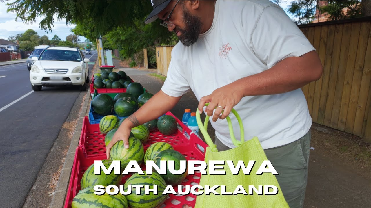Buying road side Watermelon from a Tongan 🇹🇴 in South Auckland ...