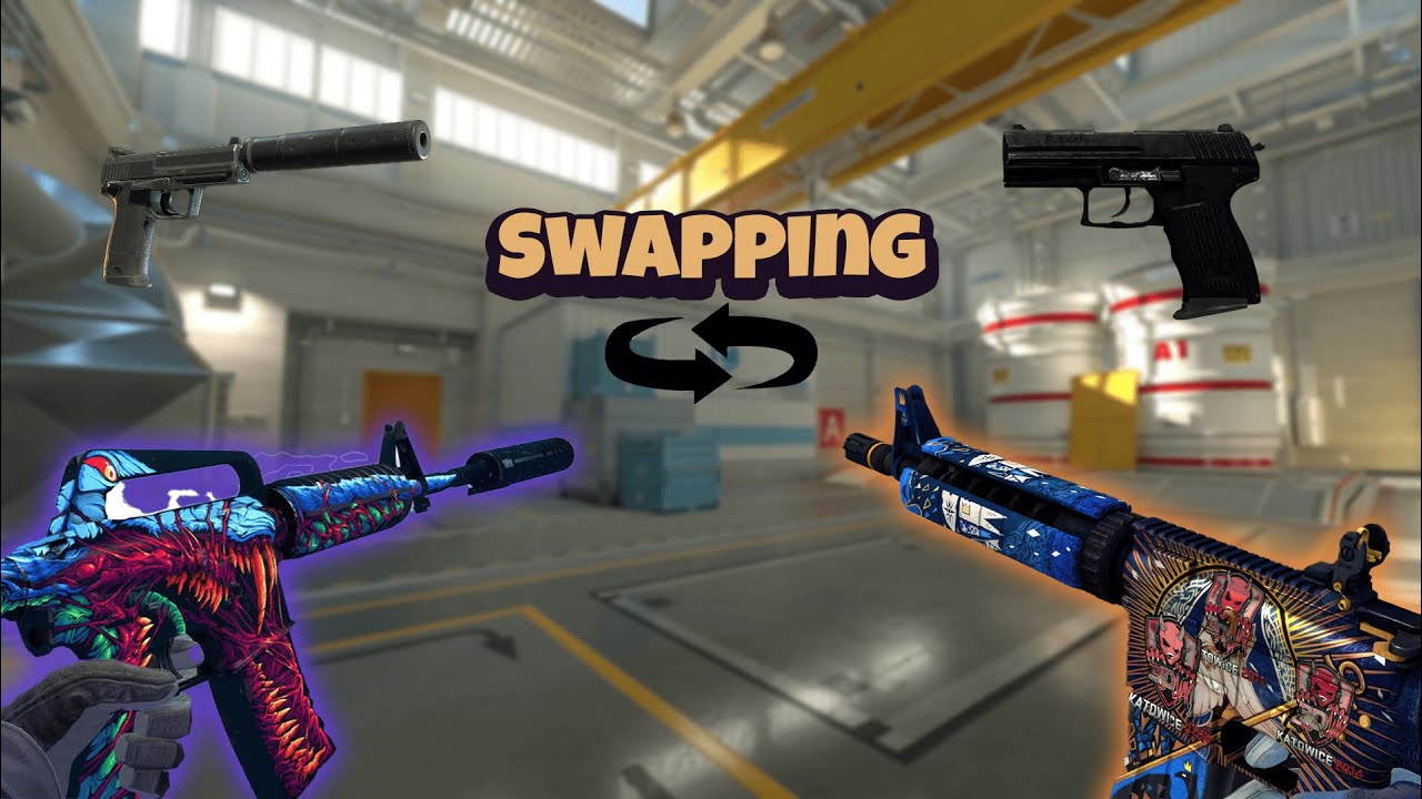 How to Swap p2000 and M4a1-s CS2 - YouTube