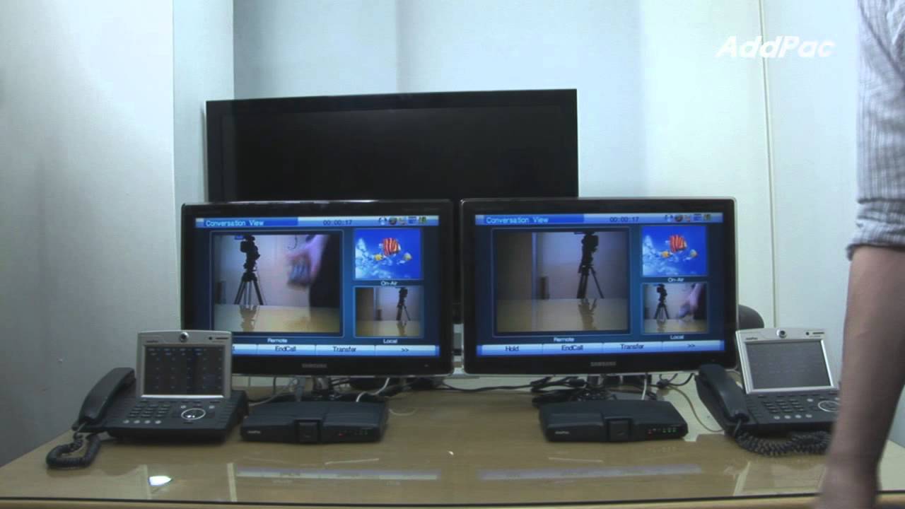 Video conferencing Demo. AP-VC200N | AddPac - YouTube