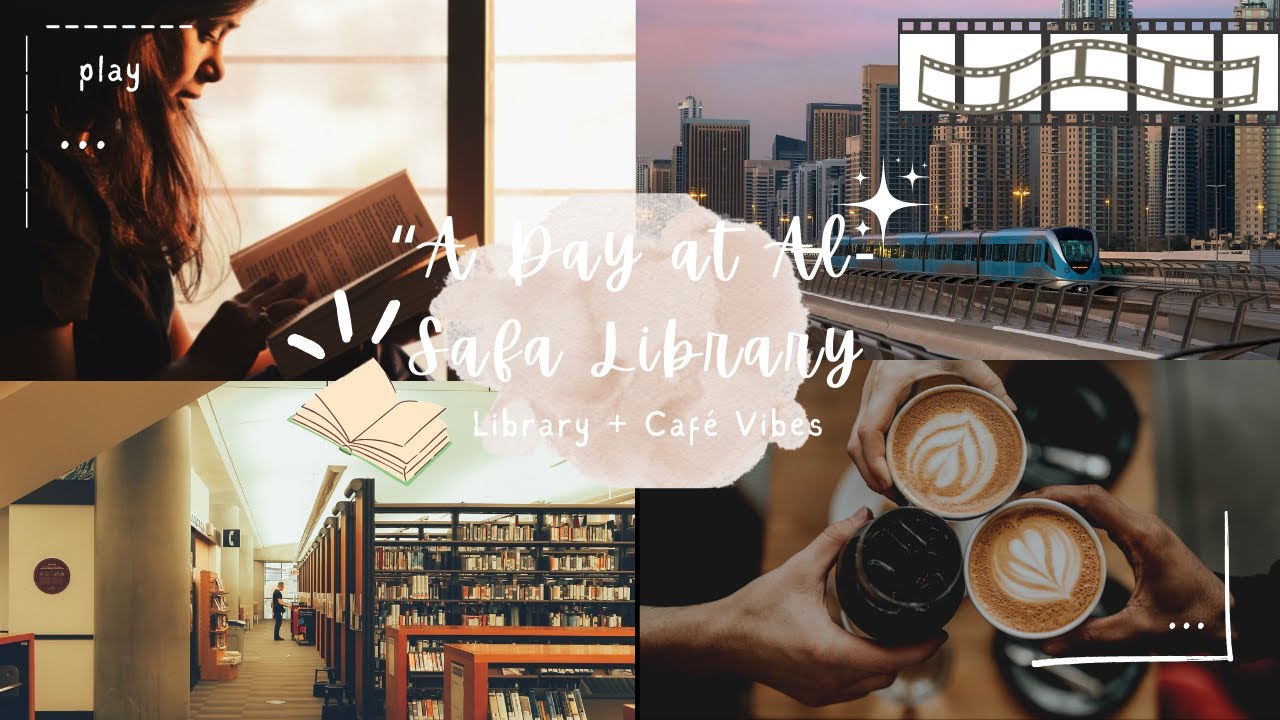 A Day in My Life at Al-Safa Library | Cozy Café + Reading Time|The ...