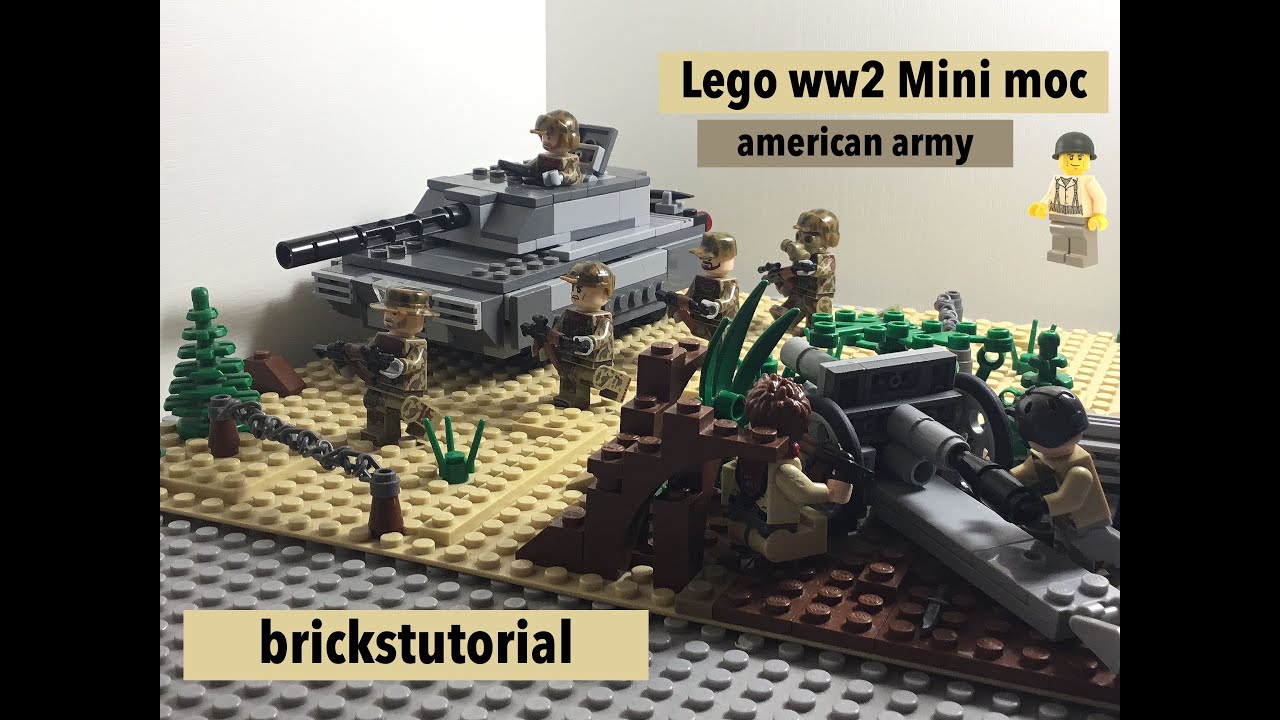 Lego ww2 Mini moc / american army / brickstutorial - YouTube
