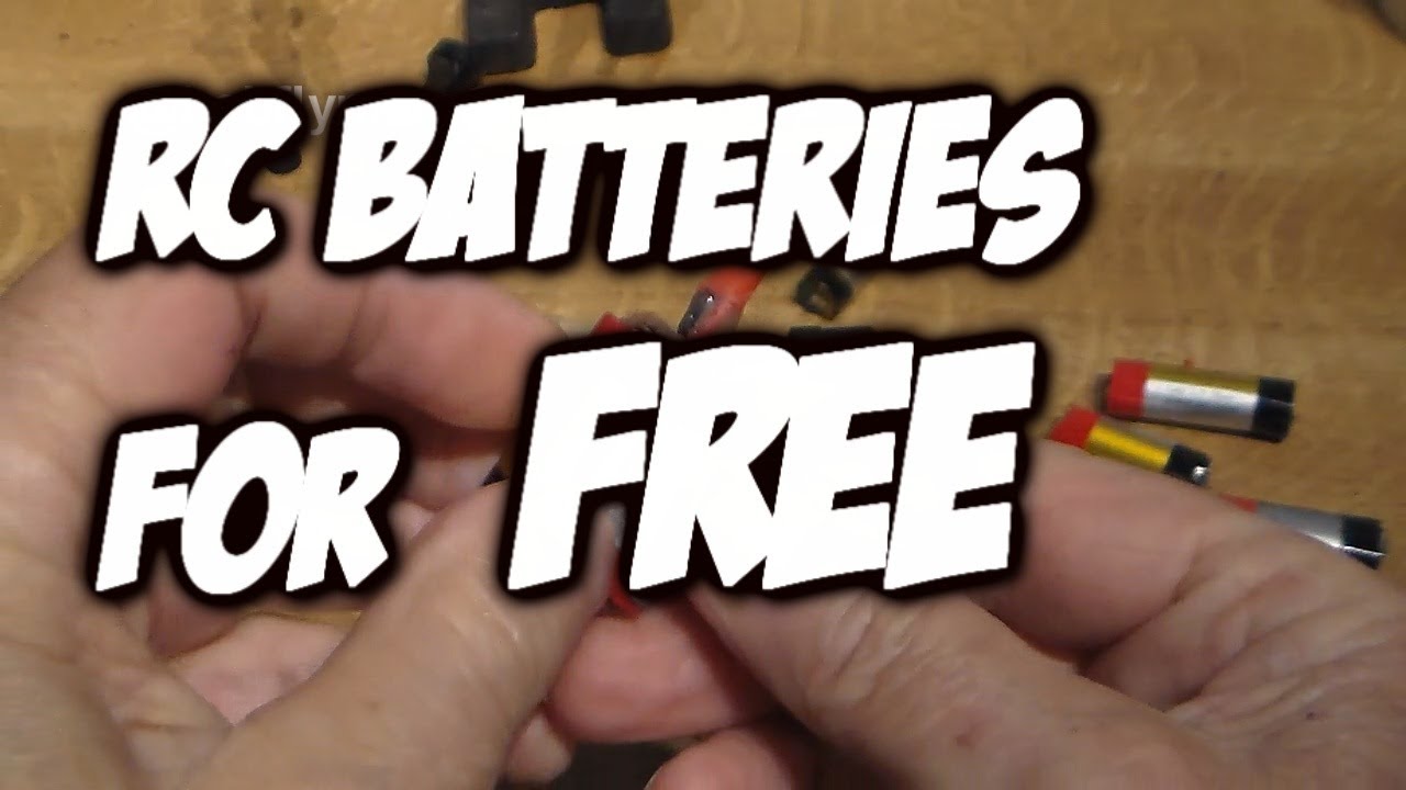 FREE Radio Control Rechargeable Batteries ! Here's How. - YouTube