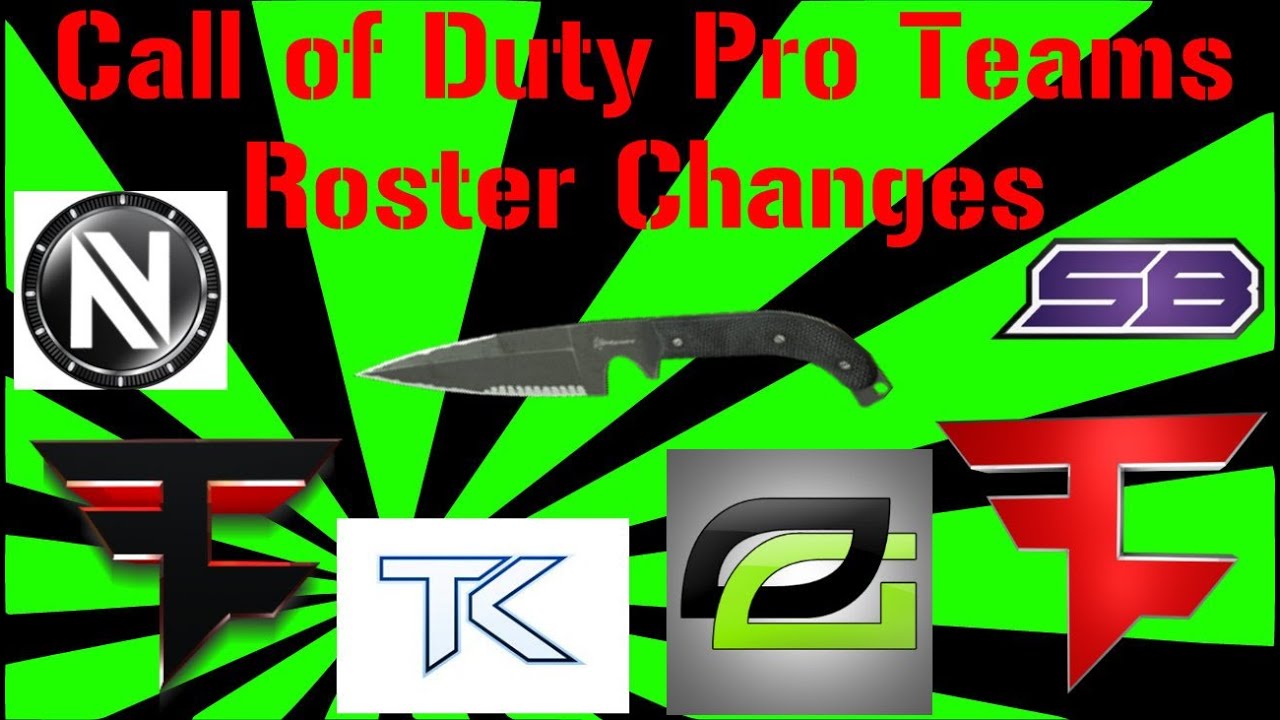 Call of Duty Pro Teams Roster Changes (Gun Game Gameplay PS4) - YouTube