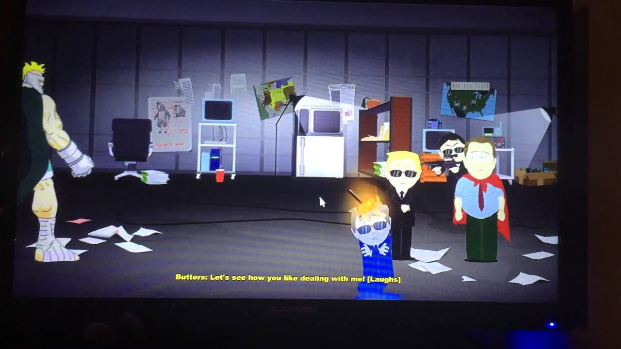 South Park The Stick Of Truth ~Butters Attack PROFESSOR CHAOS!!~ - YouTube