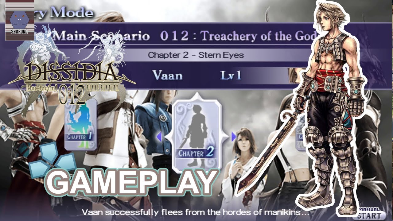 Dissidia 012 Final Fantasy Chapter 2 PSP (PPSSPP) Full Gameplay | Vaan ...