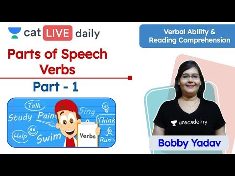 CAT: Verbs - 1 | Parts of Speech | Verbal Reasoning | Unacademy CAT ...