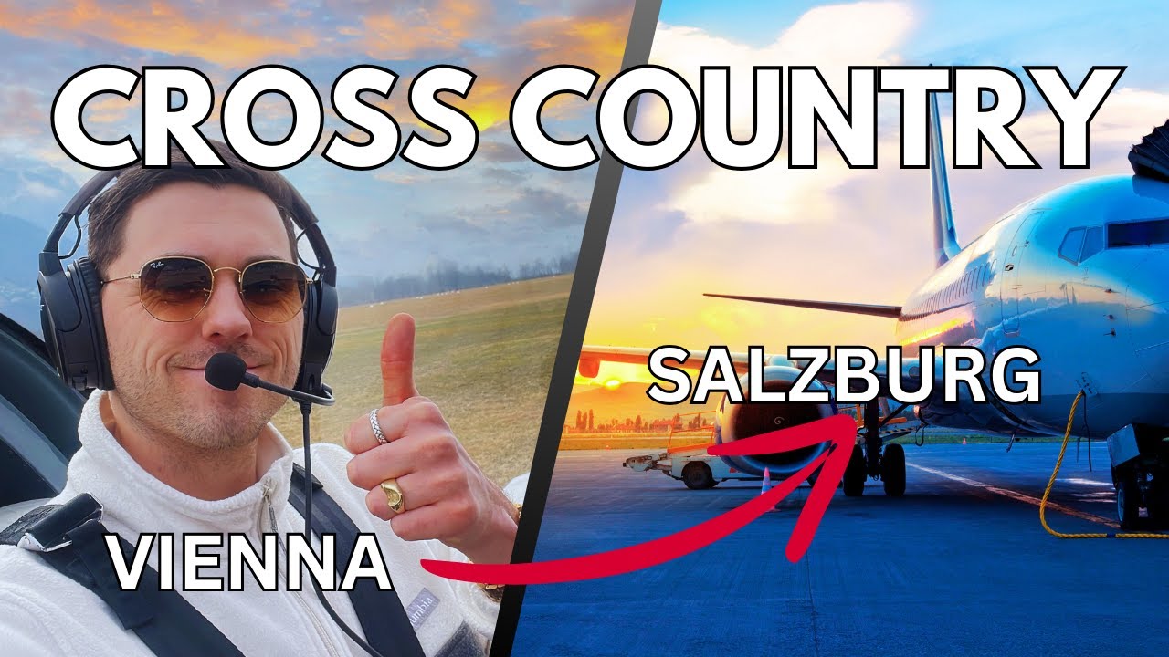 EPST Student Pilot Flew Cross Country From Vienna To Salzburg! - YouTube