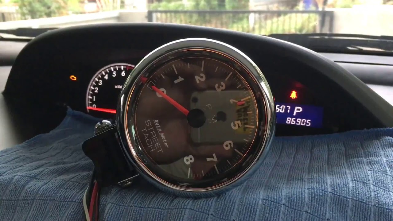 Auto meter street tach 2895 ตัวที่ 2 11 มีนาคม ค.ศ.2020 - YouTube