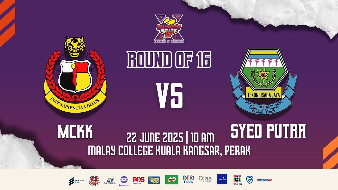 SSR15s - Malay College Kuala Kangsar vs SMS Tuanku Syed Putra - Round ...