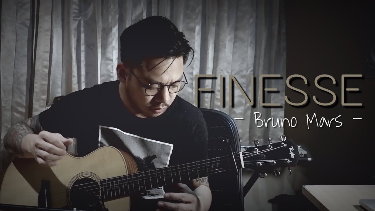 Finesse - Bruno Mars (guitar cover by Leon) - YouTube