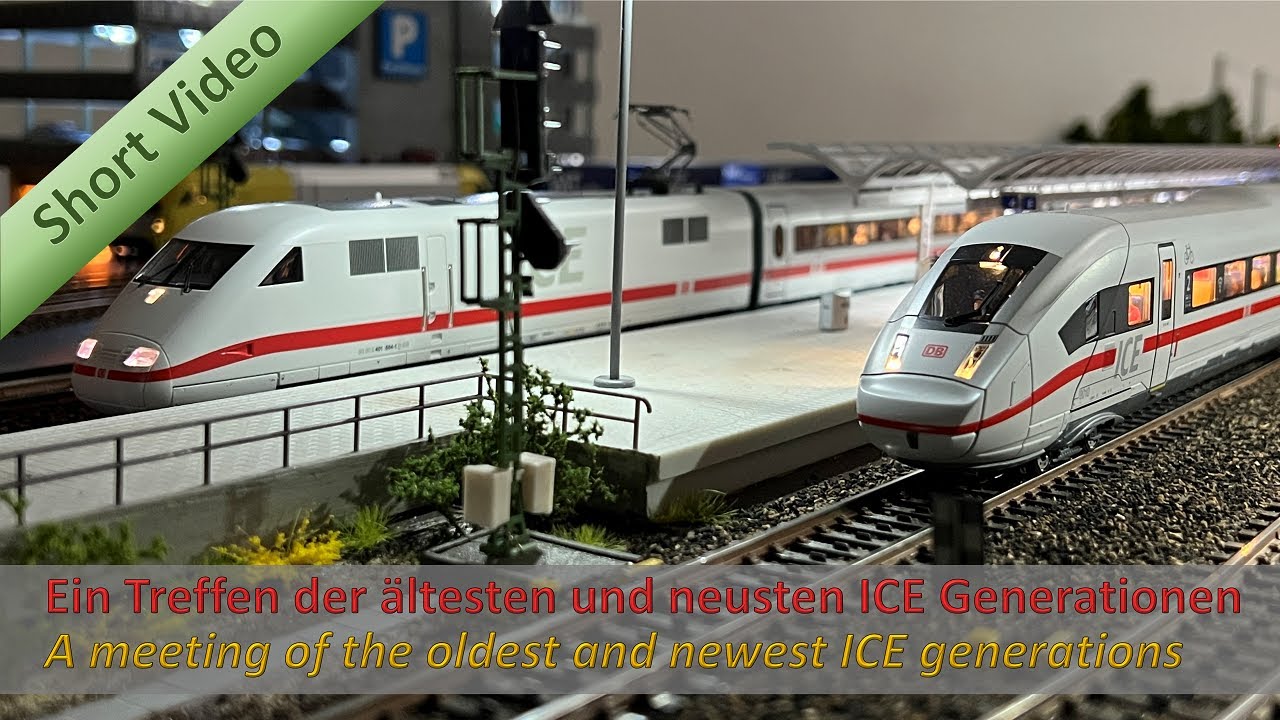 Ein Treffen der ältesten und neusten ICE Generationen - YouTube