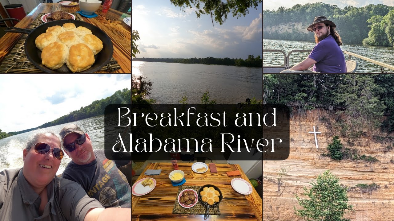 Breakfast and Alabama River Fun - YouTube