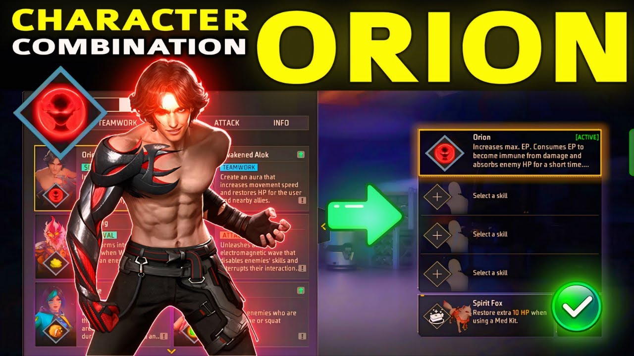 Orion best character combination 2024 | Best character combination in ...