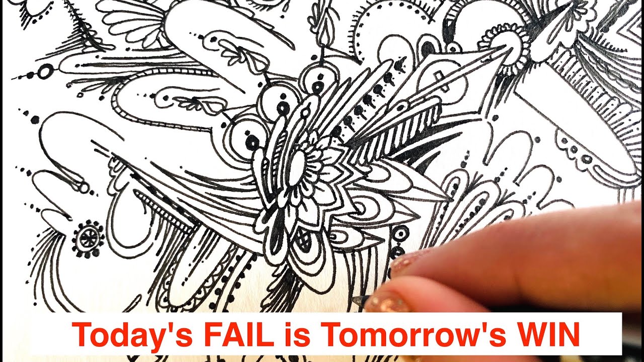 Real Time Abstract Drawing, Talking About Why an EPIC ART FAIL is GOOD ...