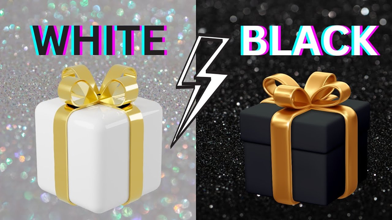 Choose Your Gift - (Black VS White) - Pick One Gift - YouTube
