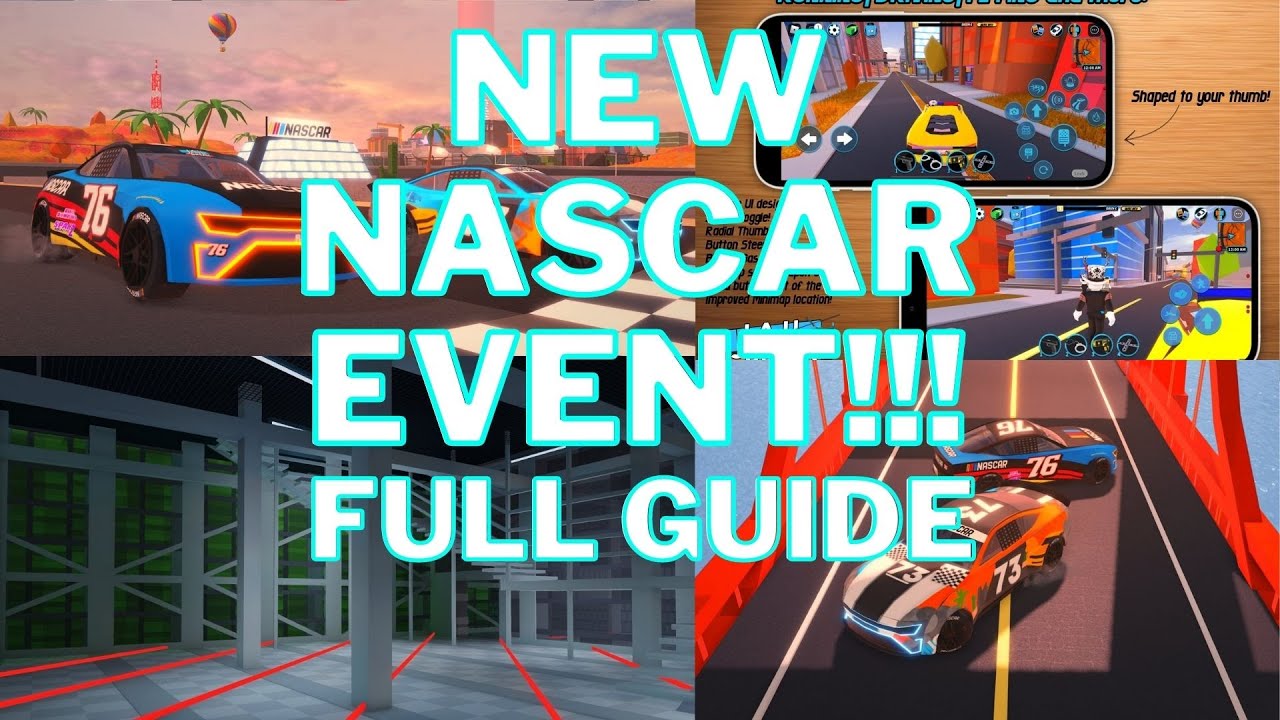 NEW JAILBREAK NASCAR COLLAB IS HERE! FULL GUIDE (Roblox Jailbreak ...
