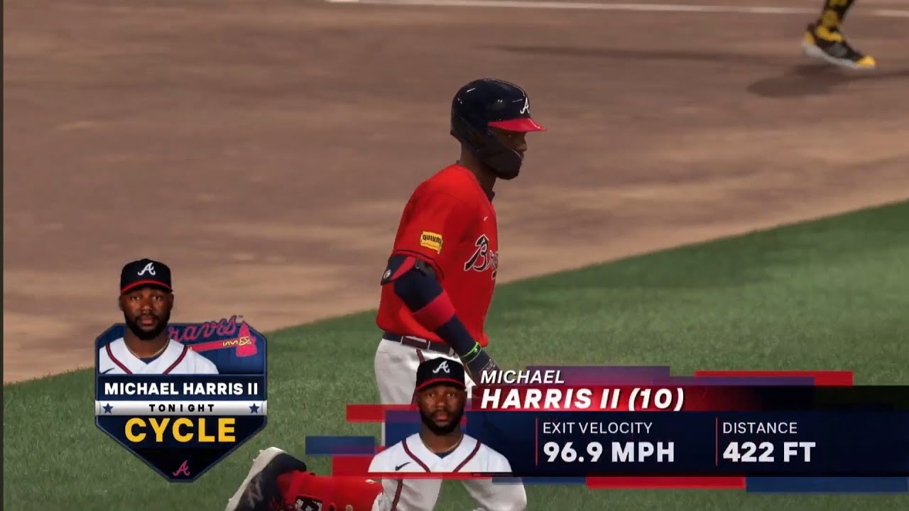 Harris hits for the CYCLE!!! - YouTube