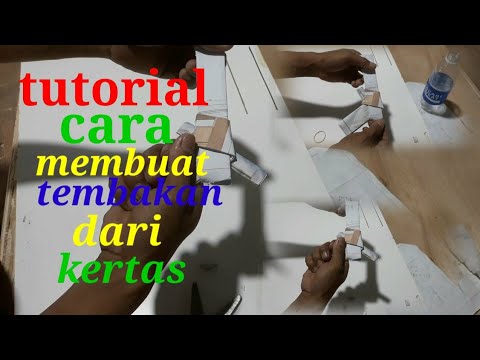 tutorial cara buat tembakan mainan dari kertas tenaga karet - YouTube