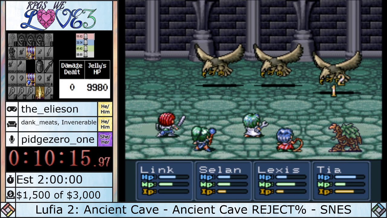 RPGs We Love 2020: Lufia II - Ancient Cave Reject% by the_elieson - YouTube