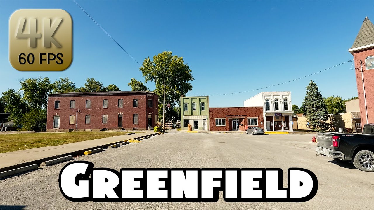 Driving Around Greenfield, Illinois in 4k Video - YouTube