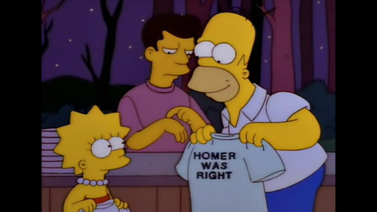 Camiseta Homer, los simpsons castellano Temporada 8x10 Los simpsonso ...