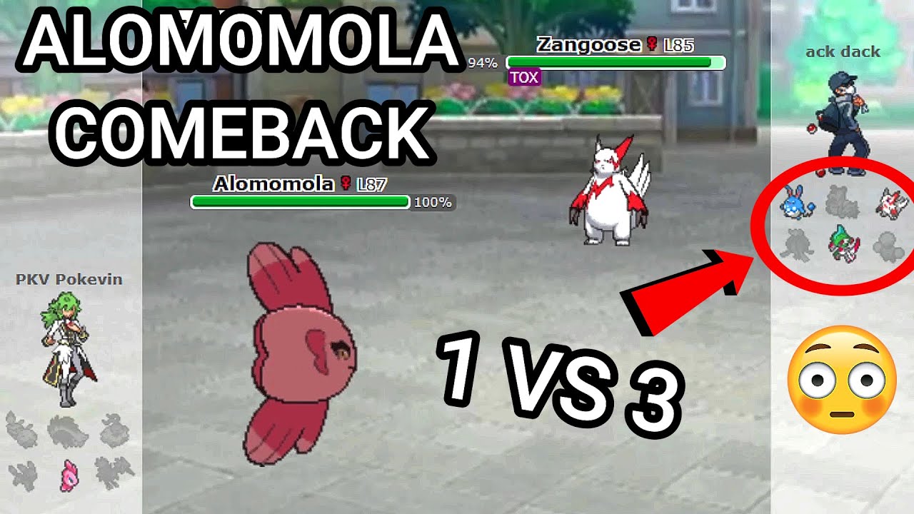 This is THE BEST Alomomola Comeback Ever! (Pokemon Showdown Random ...