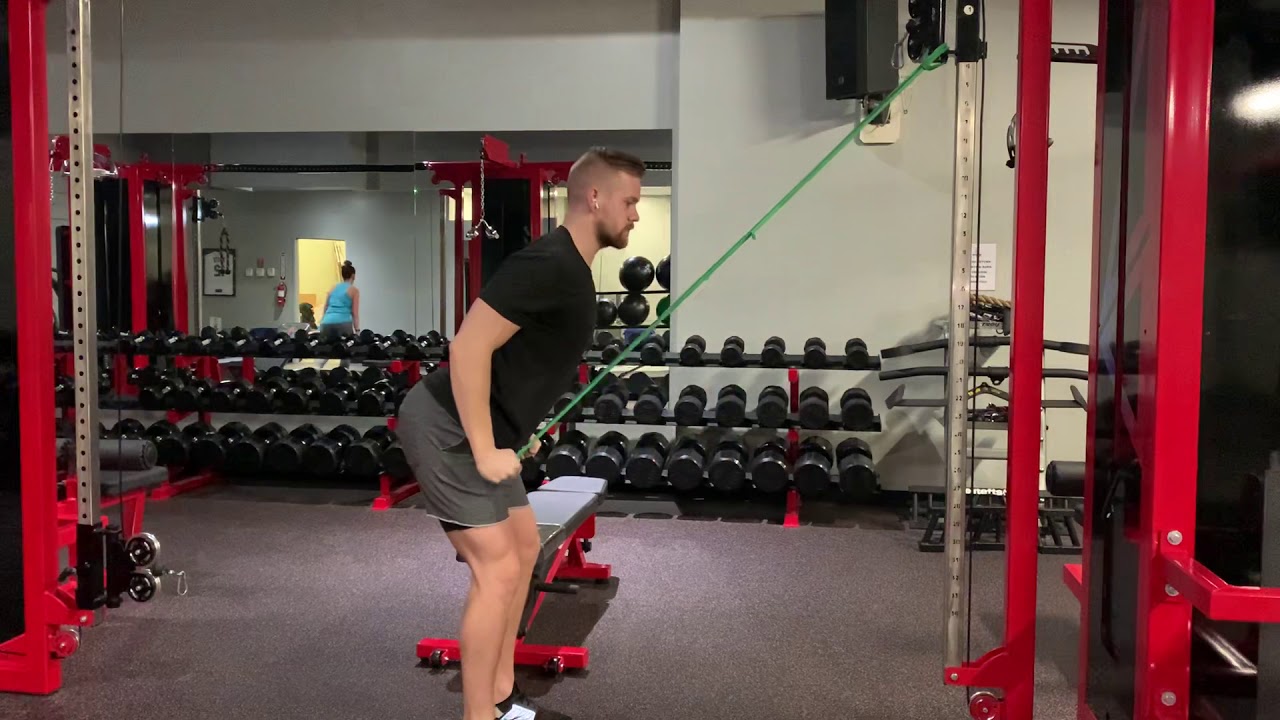 Banded lat pullover - YouTube