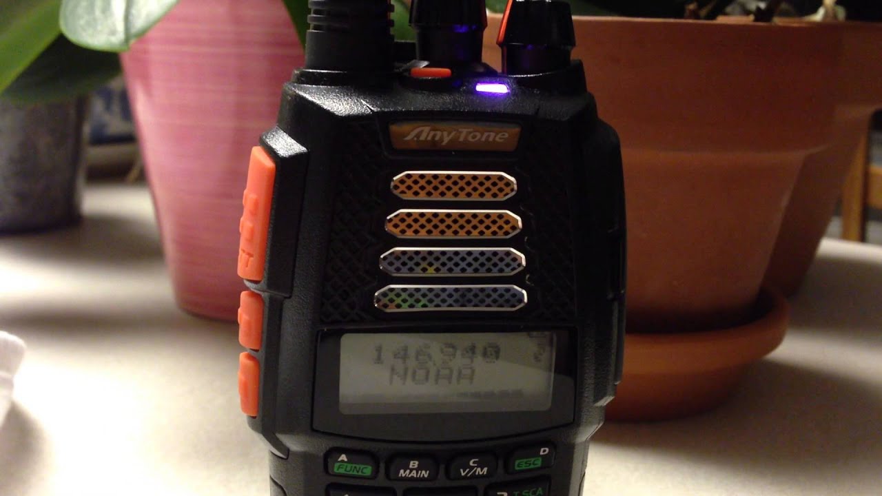 AnyTone Tech TERMN-8R: NOAA Alerts - YouTube