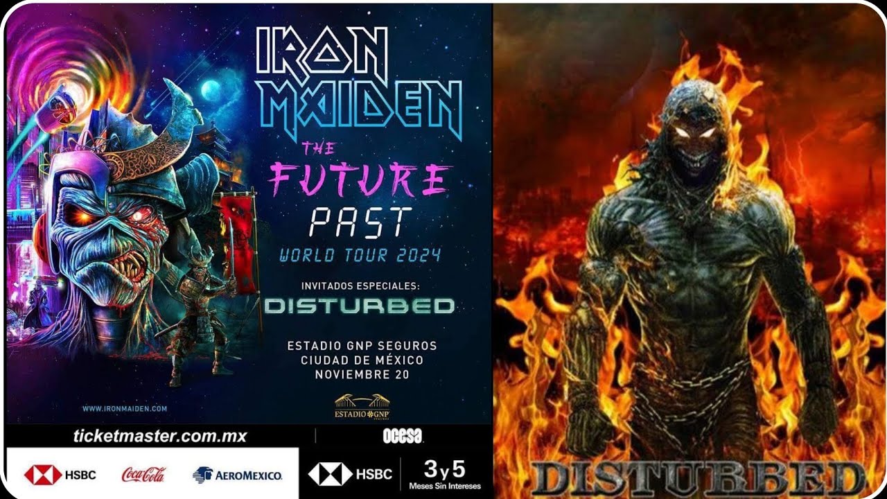 OFICIAL: Disturbed: Teloneros de Iron Maiden en el Estadio GNP México ...