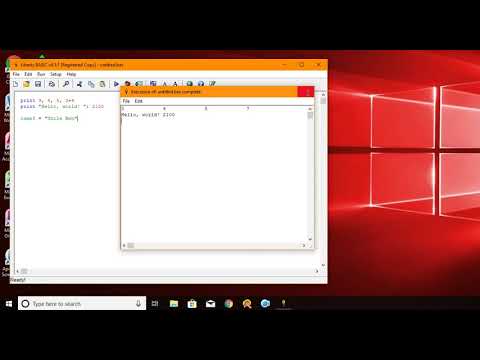Liberty BASIC Essentials #2 - Displaying information with PRINT - YouTube