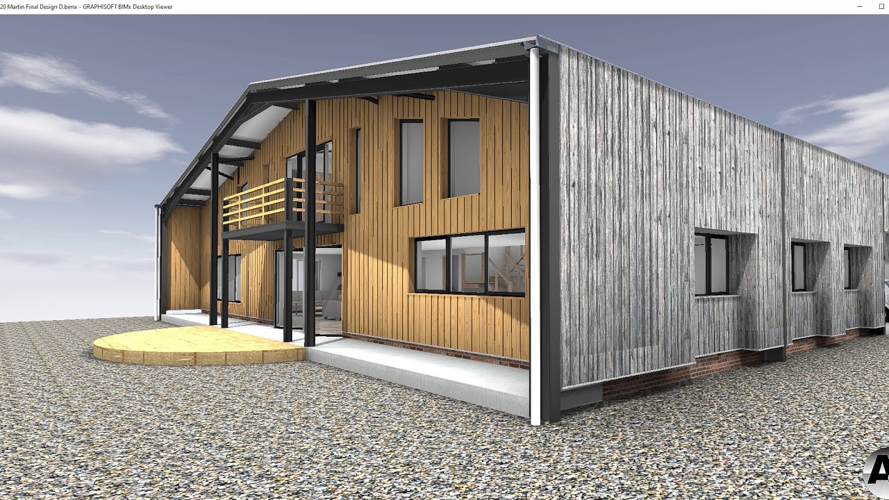 Stoney Piece Barn developed model - YouTube