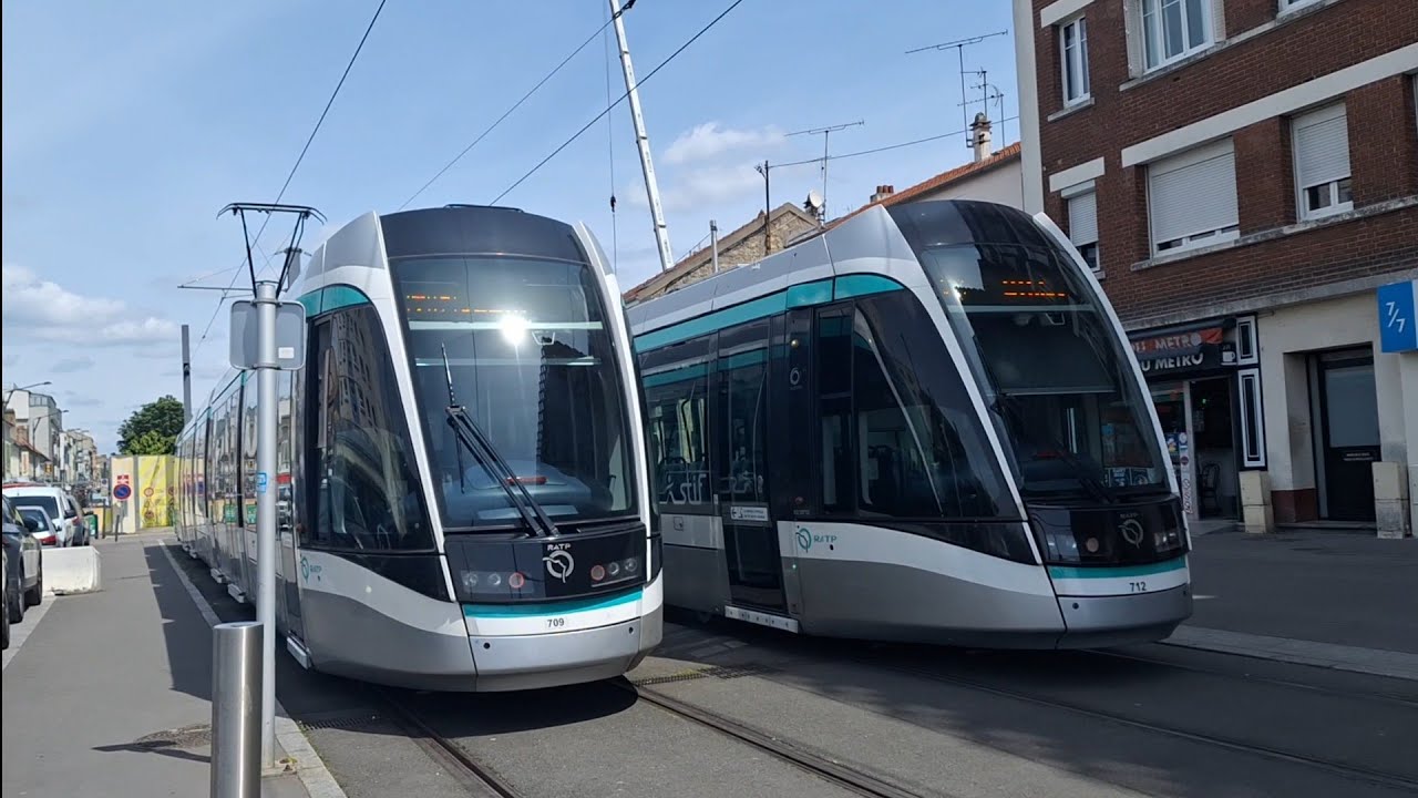 [ RATP ] Paris Tram 7 : Villejuif Tram Station | Ligne 7 du tramway d ...