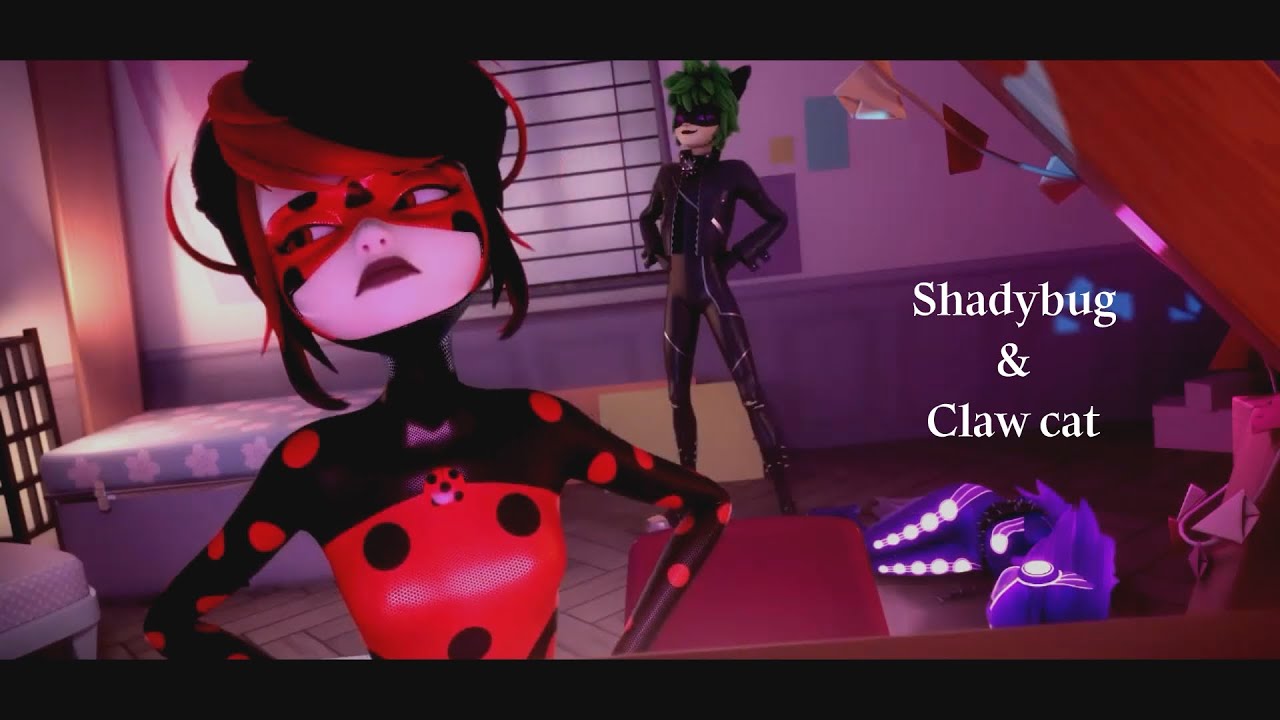 Shadybug and Claw noir amv / Miraculous Ladybug VA remix - YouTube