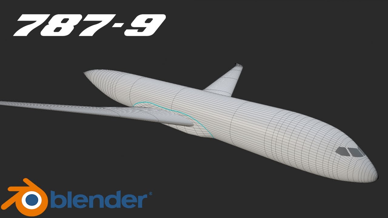 Blender | Boeing 787 Modelling PART 2...Wings & Wingbox - YouTube
