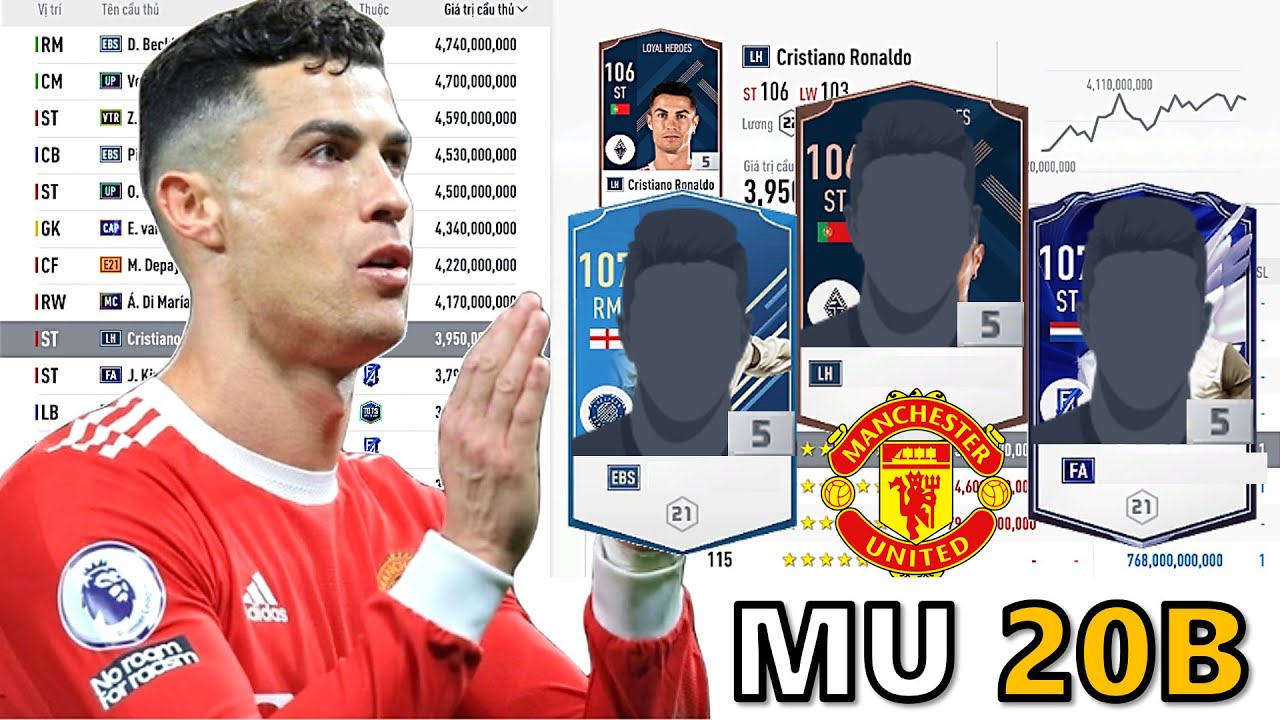 Hơn 20 Tỷ I Love Xuống Tiền Build Team Color MU FO4 Mạnh & Mới Nhất ...