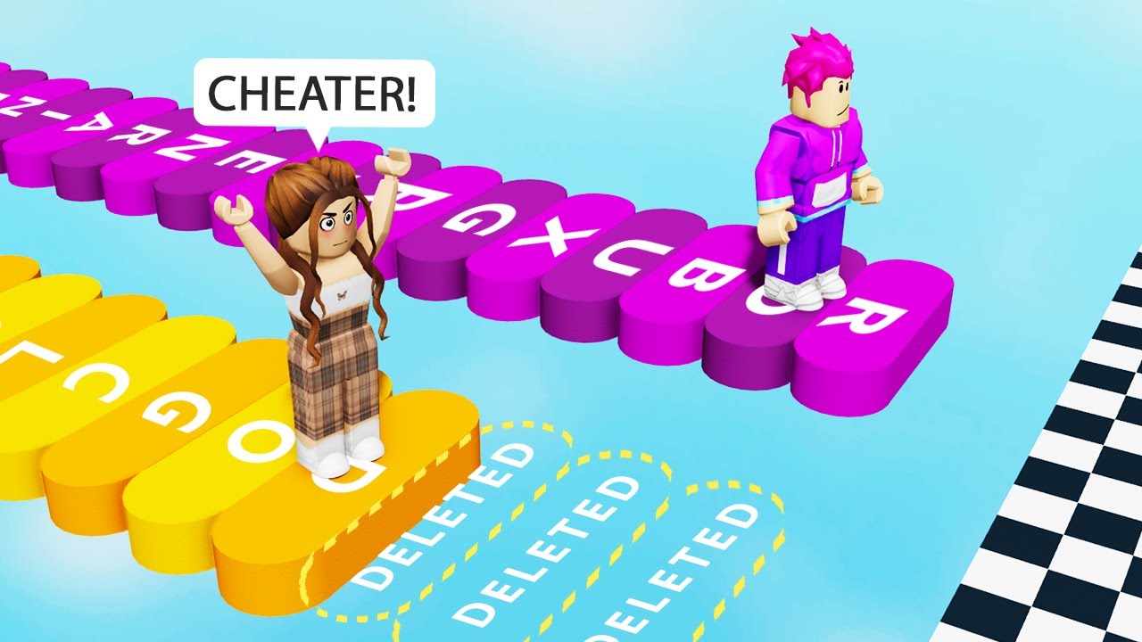 Roblox LONGEST Word Bridge WINS - YouTube
