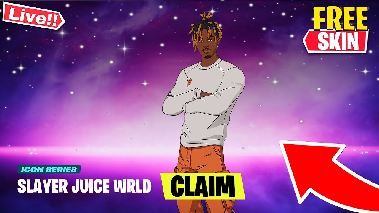 🔴LIVE!- *Free!* Slayer Juice Wrld Skin! | USE CODE: NINJABERRY #ad ...