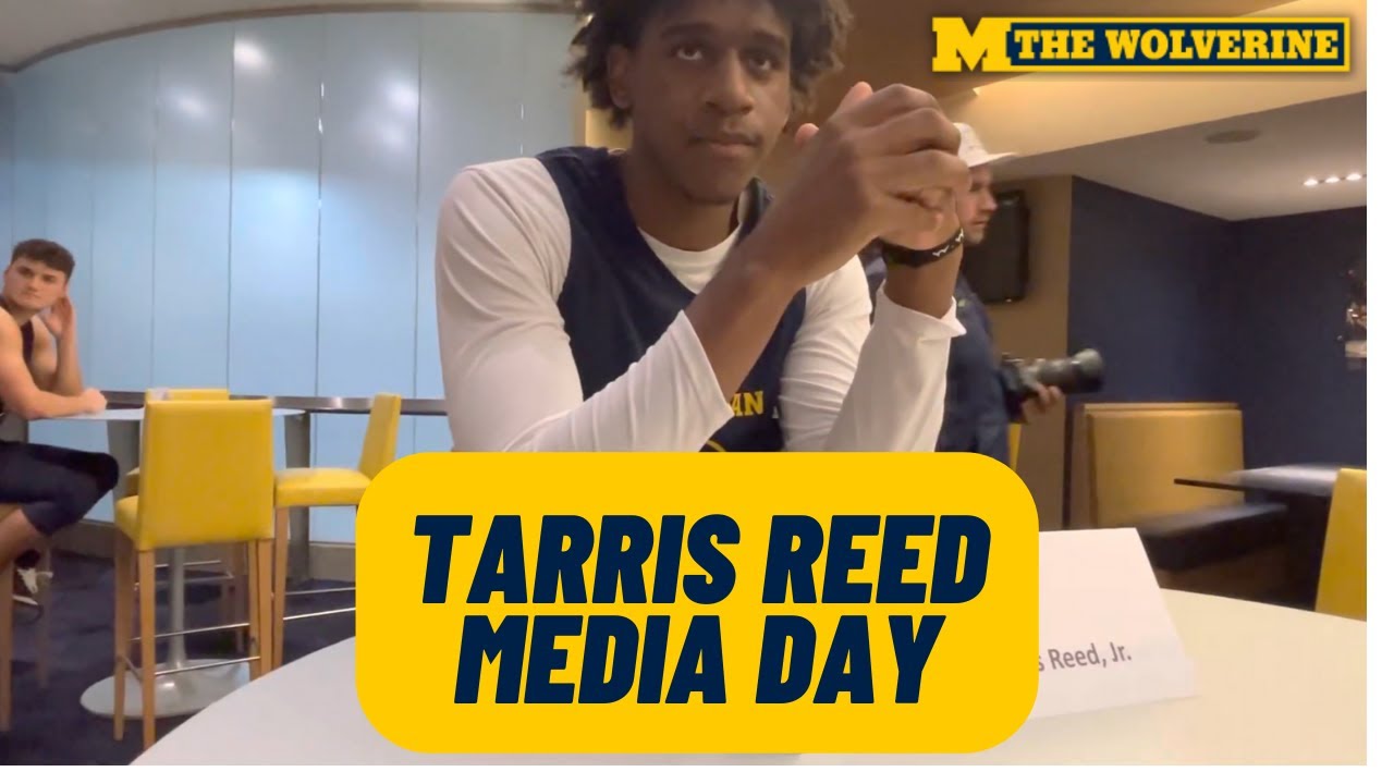 Tarris Reed Speaks At Michigan Basketball Media Day | The Wolverine ...
