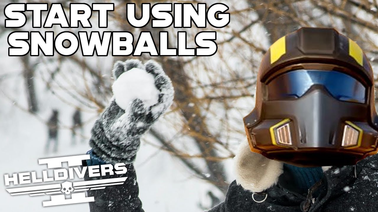 SNOWBALLS Help You ONE SHOT DIFFICULT ENEMIES In Helldivers 2 - YouTube