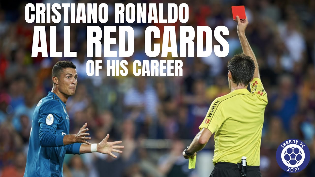 Cristiano Ronaldo | All RED CARDS Of His Career - YouTube