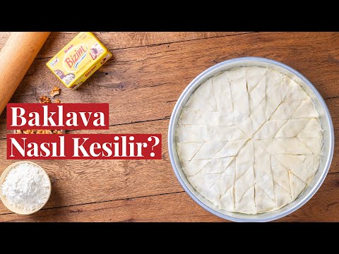 Ev Baklavası En Pratik Şekilde Nasıl Kesilir? - Yıldız Baklava Kesimi