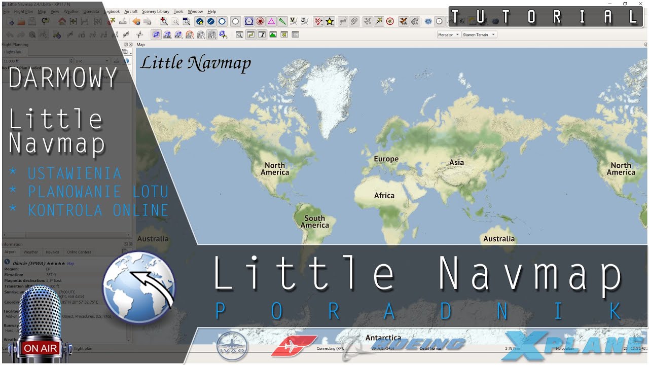 ⚙️ X- Plane 11 -- Little Navmap -- Planowanie lotu, ustawienia i ...