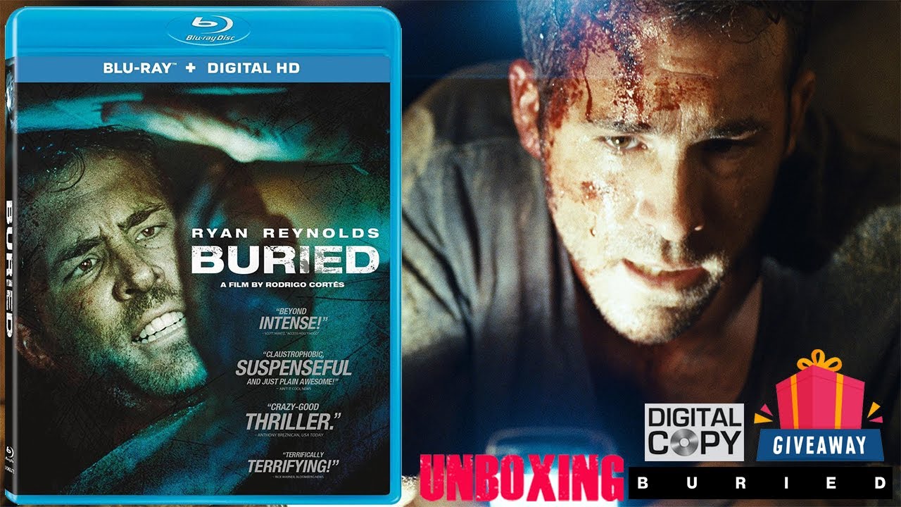 Buried 2010 Blu Ray (Review and Unboxing) (Ryan Reynolds) Digital Code ...